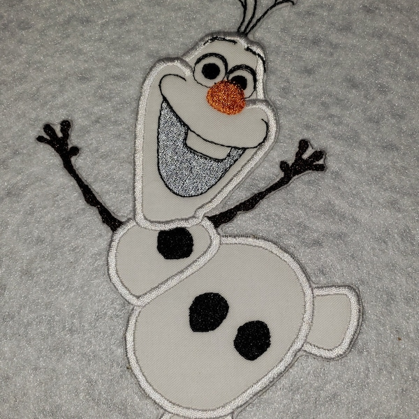 Olaf Applique - Etsy