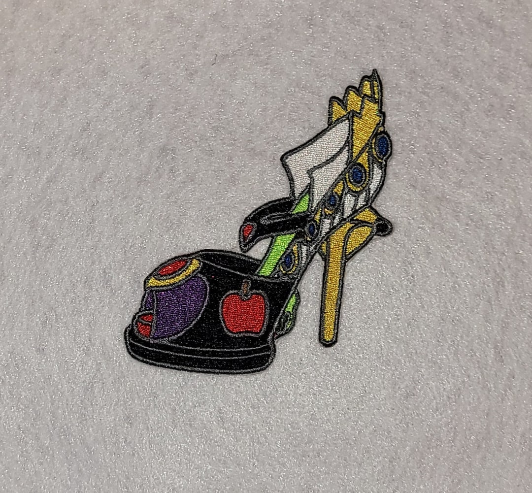 Evil Queen Villains Shoe DIY 4 Inch Iron on Embroidered - Etsy