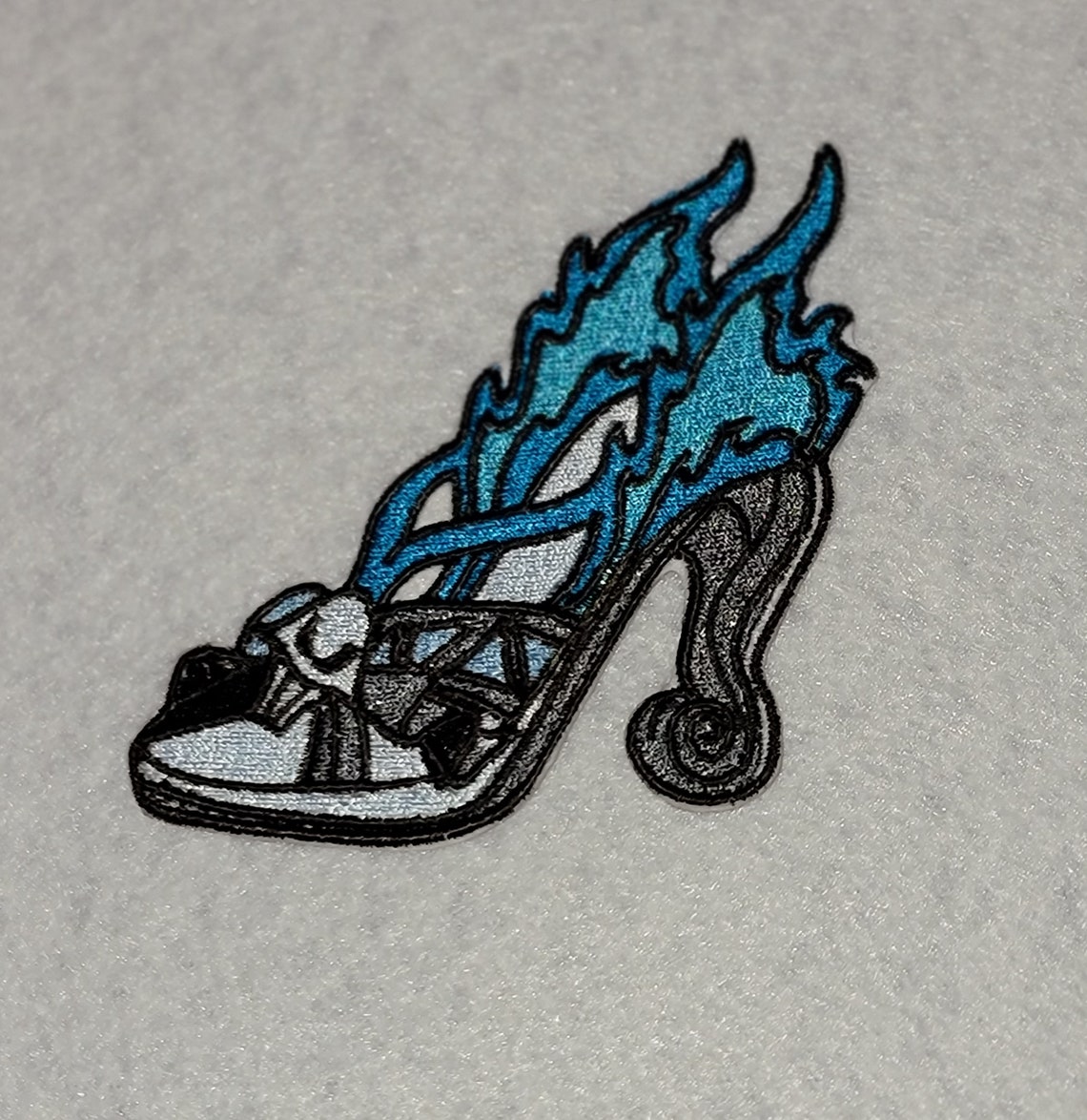 Hades Villains Shoe DIY 4 Inch Iron on Embroidered Applique - Etsy