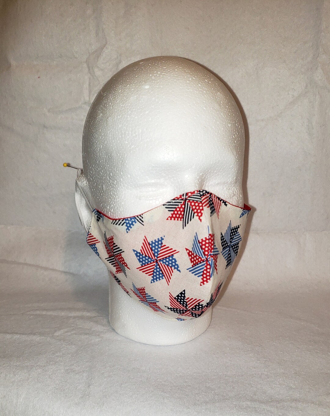 Patriotic Pinwheels Face Mask Face Covering Washable Size - Etsy