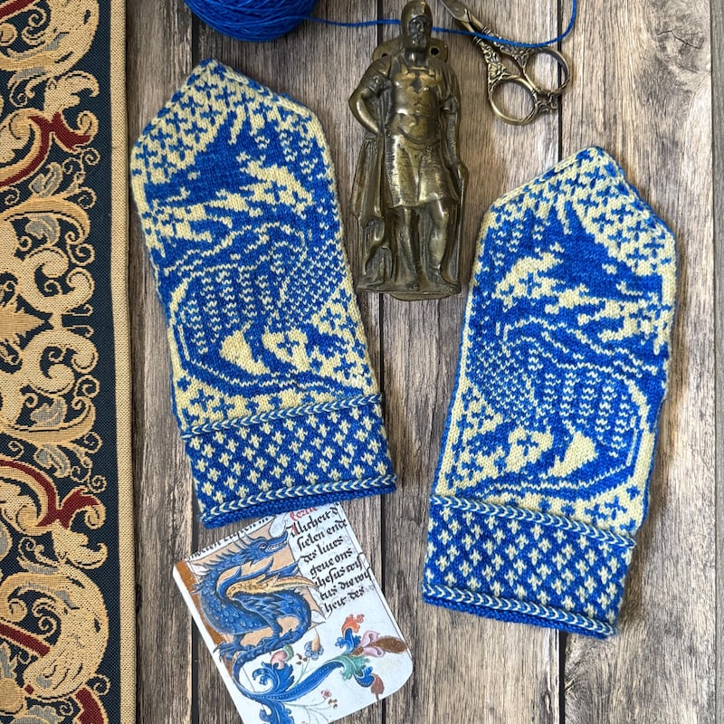 Medieval Knit Scarf - Etsy