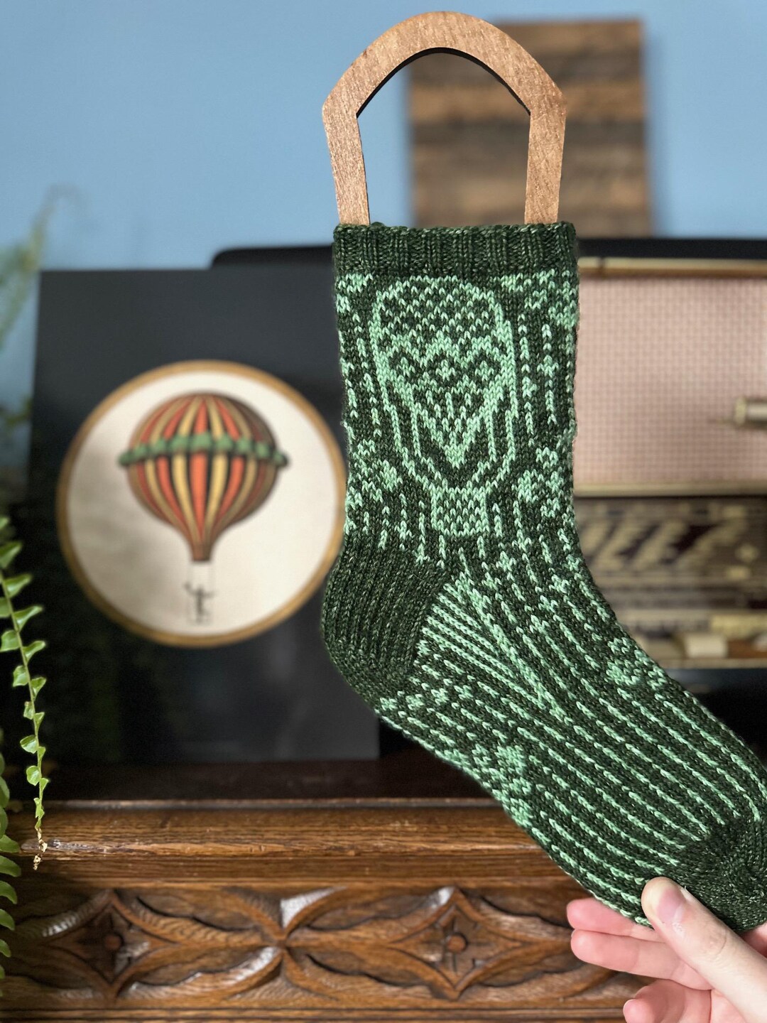 KNITTING Pattern/flight of Fancy Socks/ Knitting Pattern/ Hot Air ...