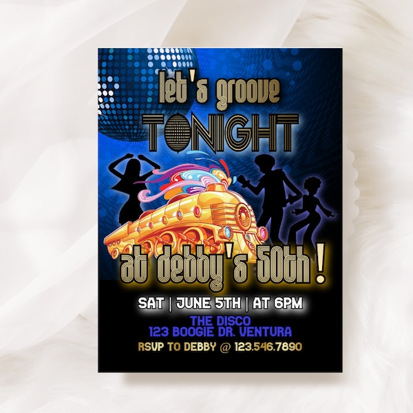 Soul Train Party Invitation - Etsy