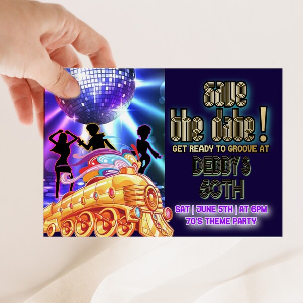 Soul Train Party Invitation - Etsy