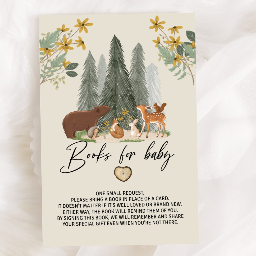 Hello Baby Baby Shower Woodland Baby Shower Woodland - Etsy