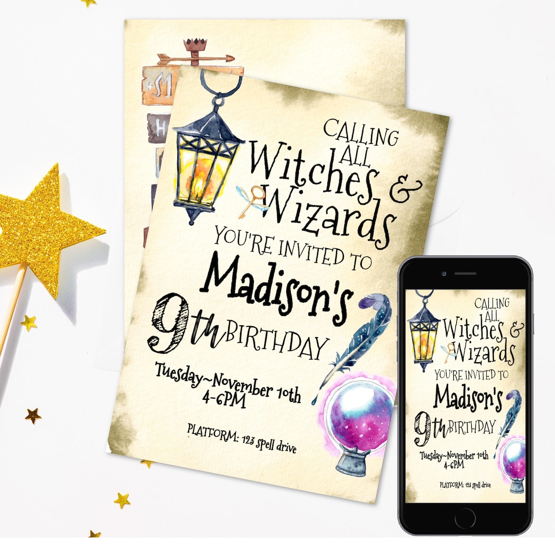 Wizard Birthday, Magic Party, Magic School, Wizard Party, Magical ...