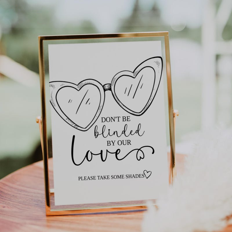 Sunglasses Printable - Etsy