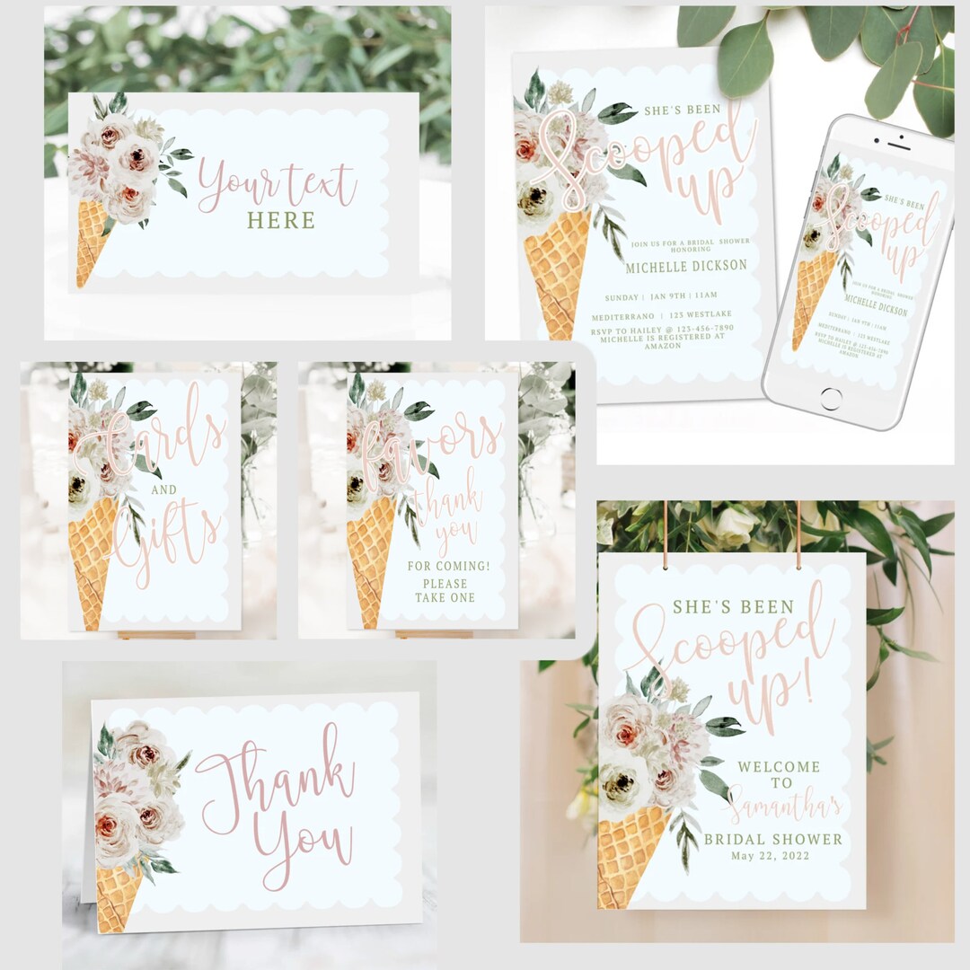 Scooped up Bundle, Bridal Shower - Etsy