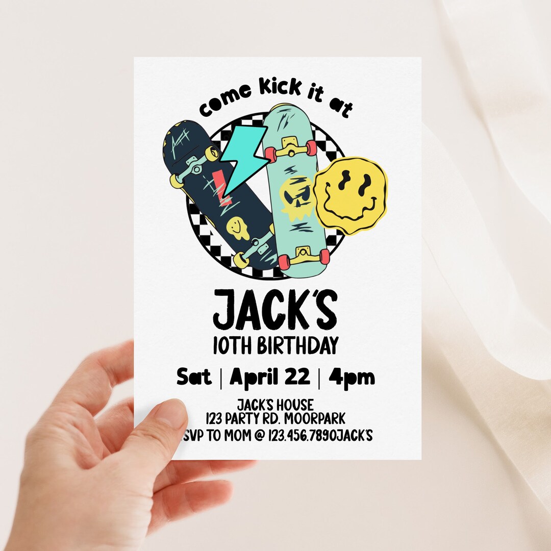 Skateboard Birthday, Come Kick It, Skate Birthday, Skateboard, Skate ...