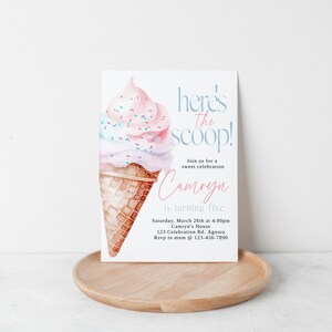 Here's the Scoop, Ice Cream Party, Sweet Celebration, Any Age, Ice ...