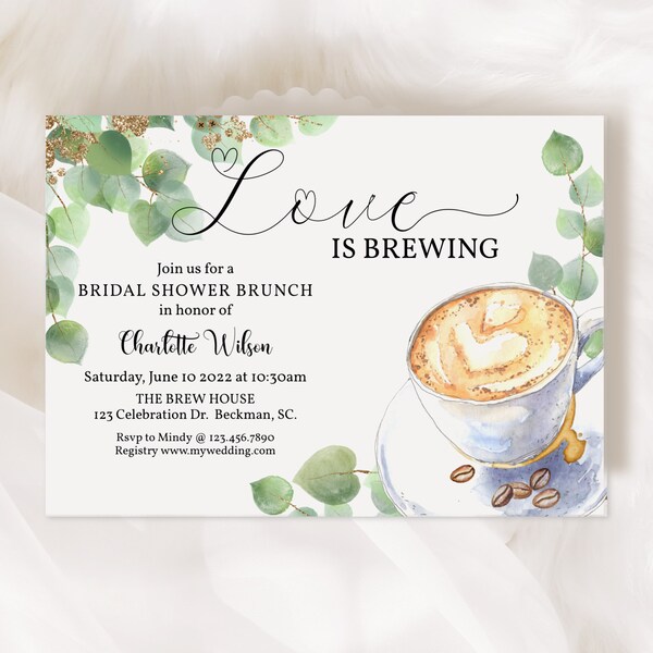 Love is Brewing - Etsy