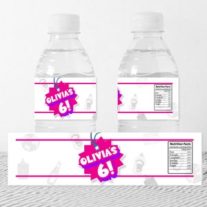 Editable, Mini, Girl Party Birthday Invite, Any Age, Kids Party ...