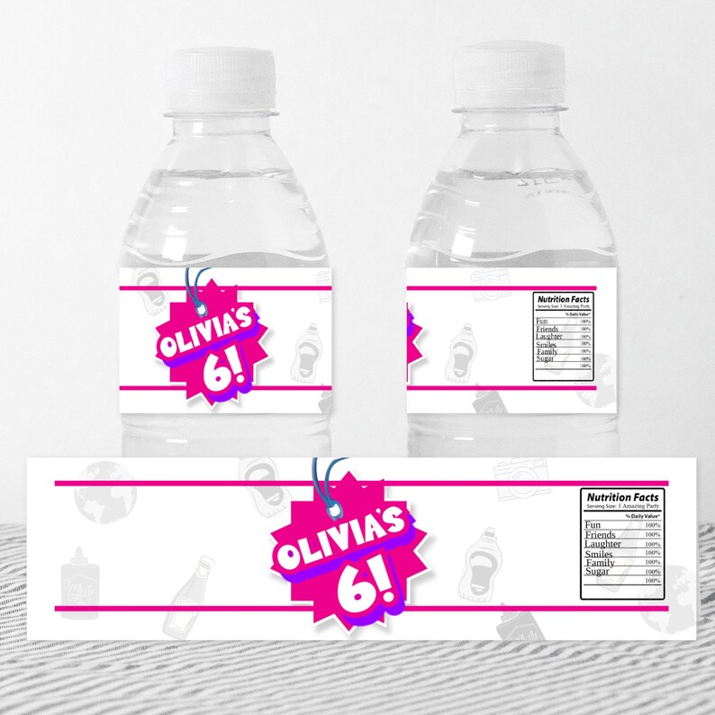 Editable Mini Girl Party Birthday Invite Any Age Kids - Etsy