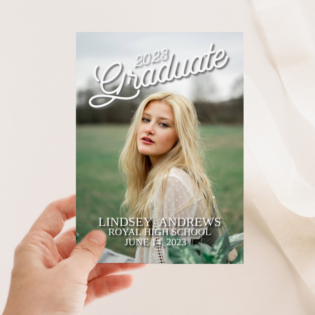 EDITABLE, Graduation Party Invitation, Class of 2023 Graduation ...