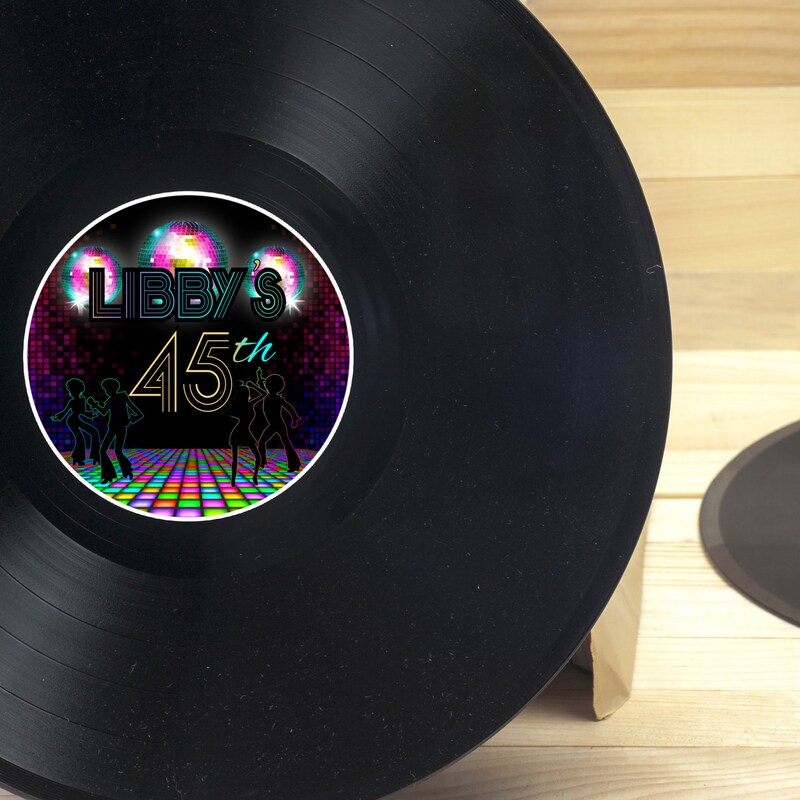 Vinyl Record Labels - Etsy