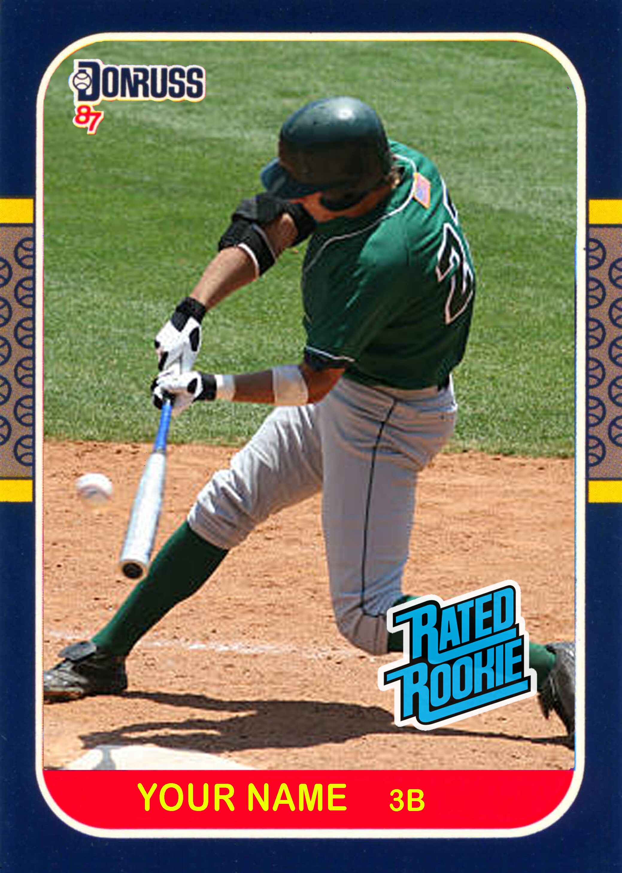 Personalized Baseball Cards Custom Baseball Cards Digital File Photo ...