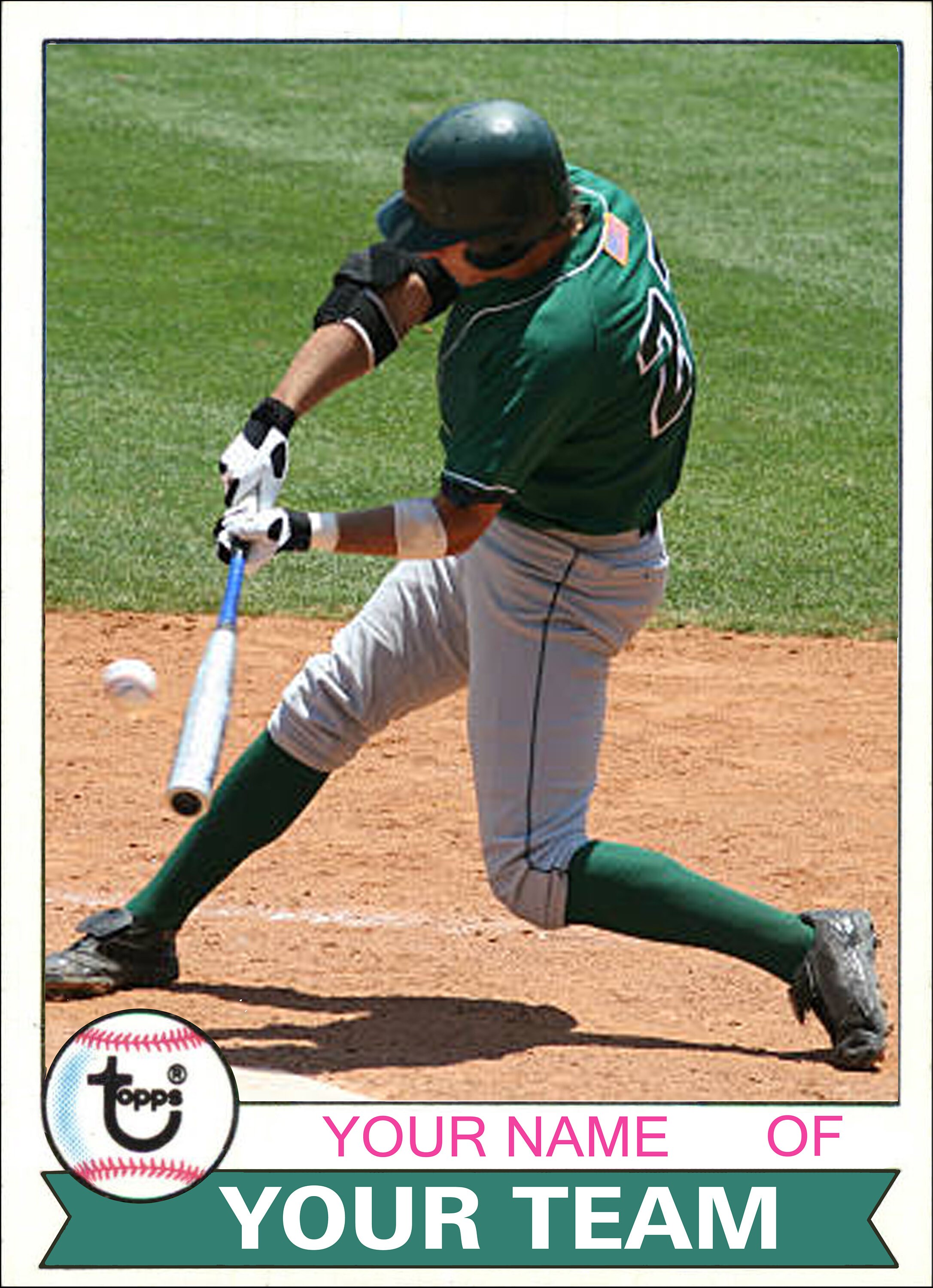 Personalized Baseball Cards Custom Baseball Cards Digital File Photo ...