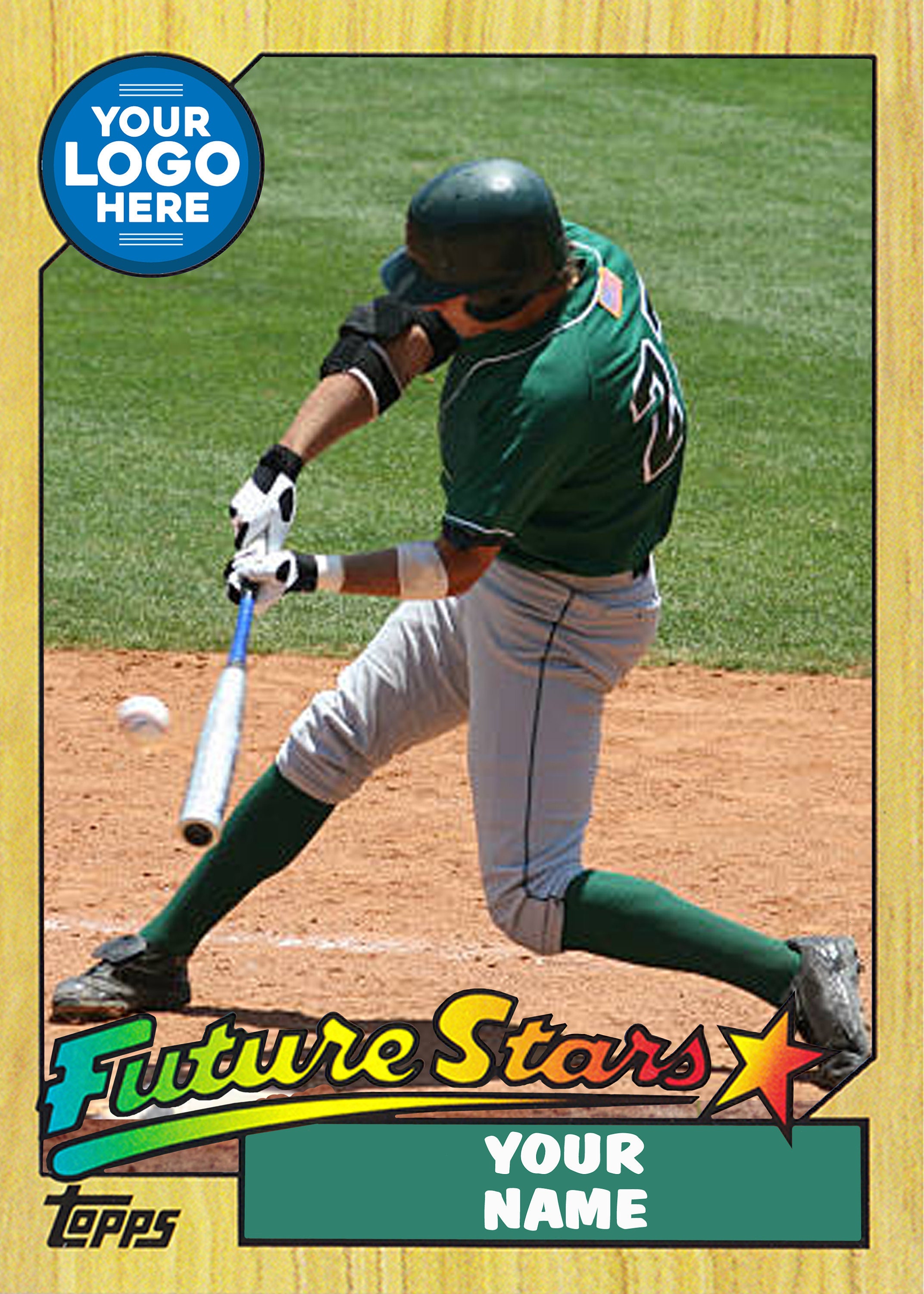 Personalized Baseball Cards Custom Baseball Cards Digital File Photo ...