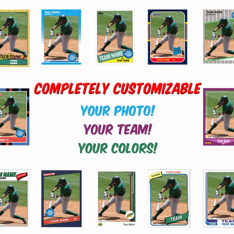 Custom Baseball Card - Etsy