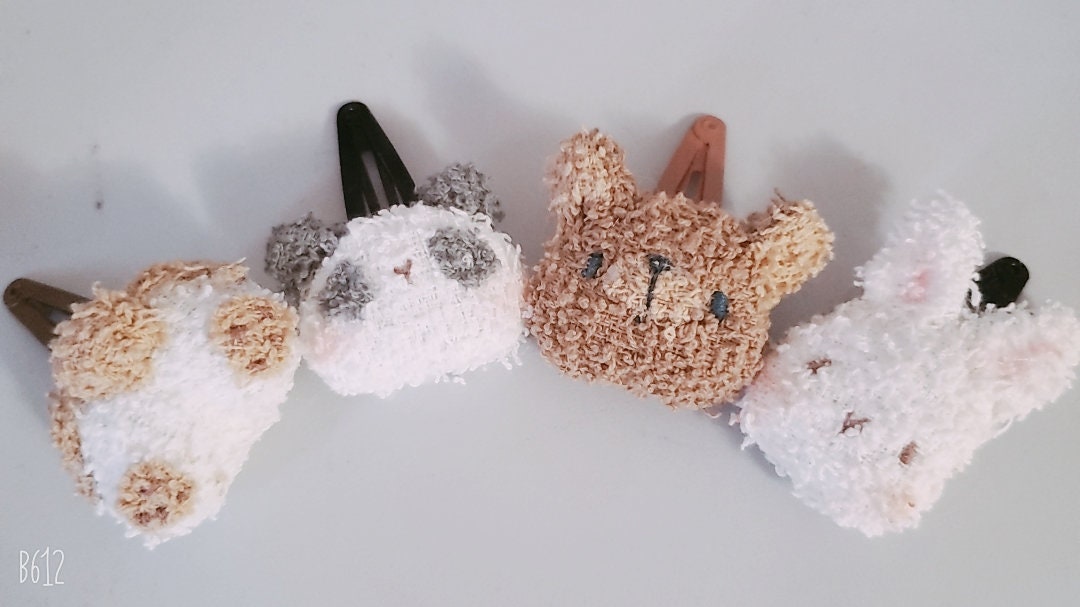 Animal Hair Clips - Etsy