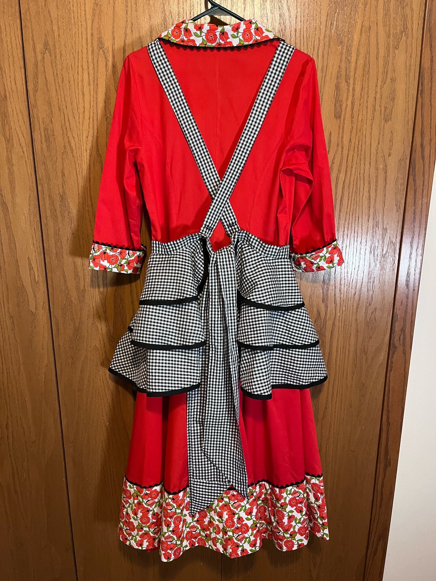 Red 1950's Dress - Etsy