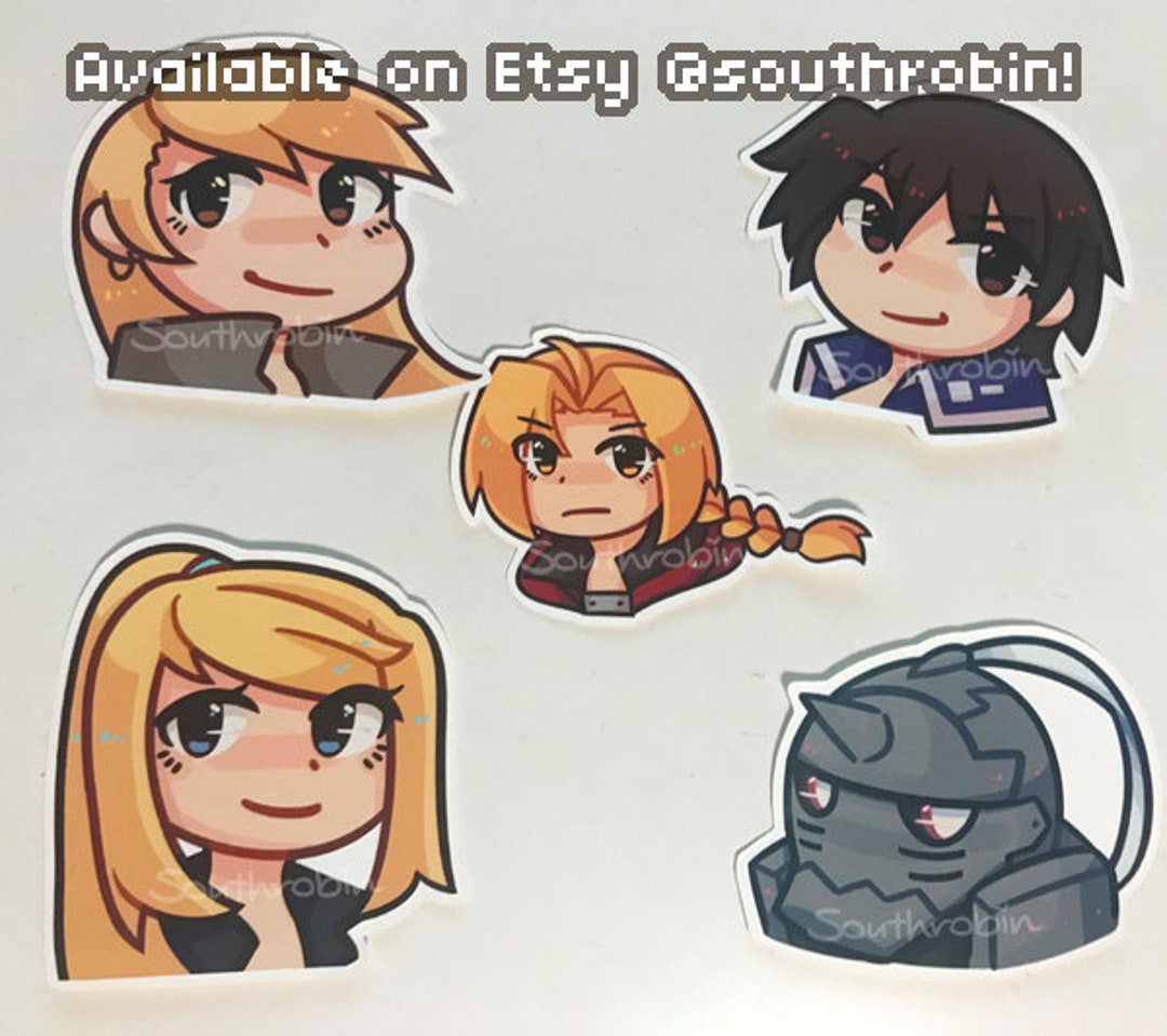 Fullmetal Alchemist Brotherhood Stickers - Etsy