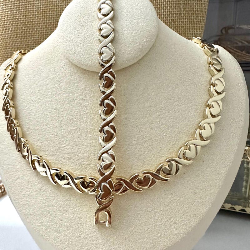 Xo Necklace - Etsy