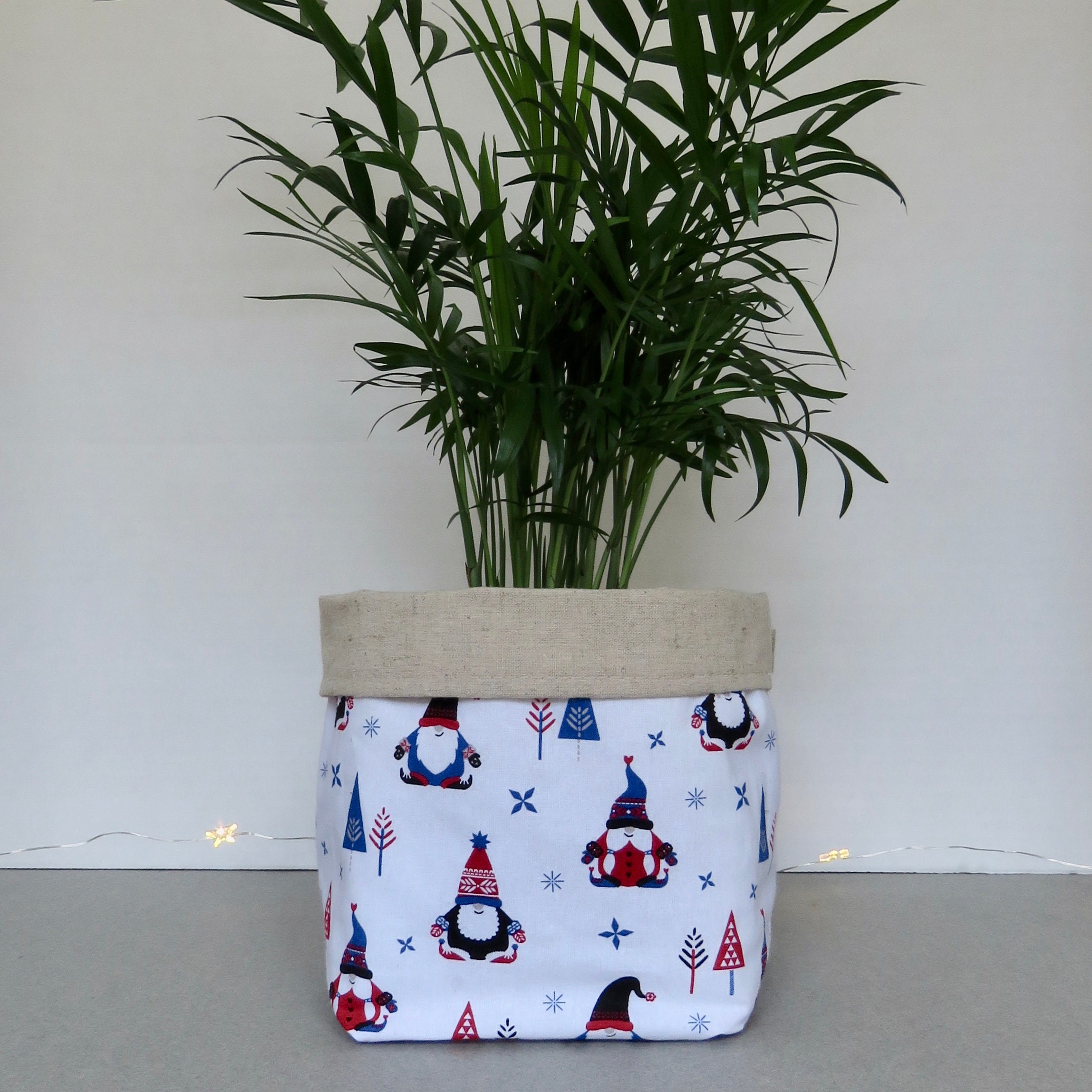 Gonk Christmas Plant Pot Cover Gnome Christmas Planter Gonk - Etsy UK