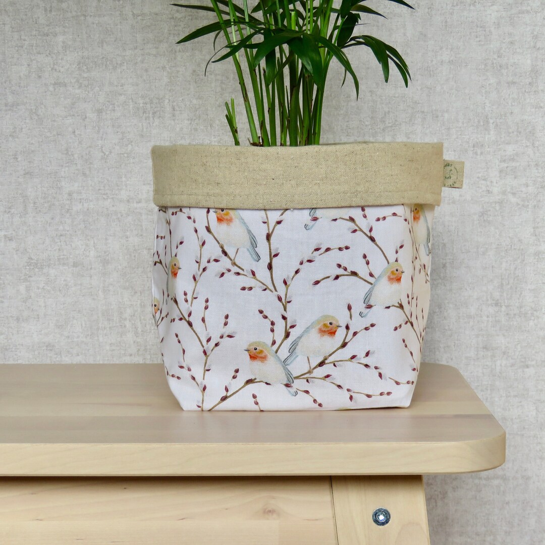 Robin Plant Pot Cover, Robin Gifts for Mum, Bird Planter, Plant Gifts ...