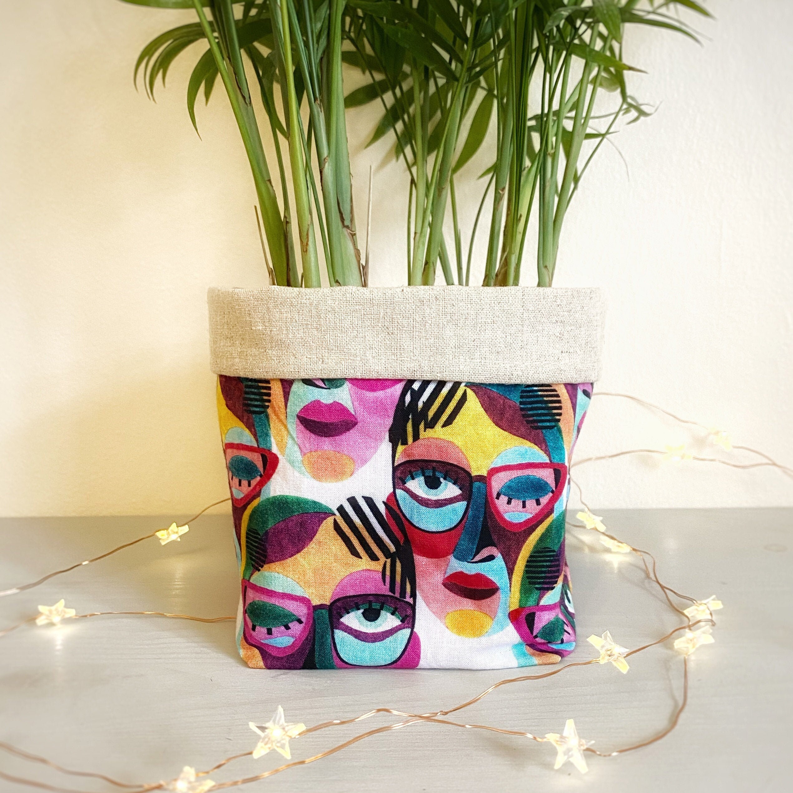 Face Plant Pot Cover Face Abstract Planter Plant Lover Gift - Etsy