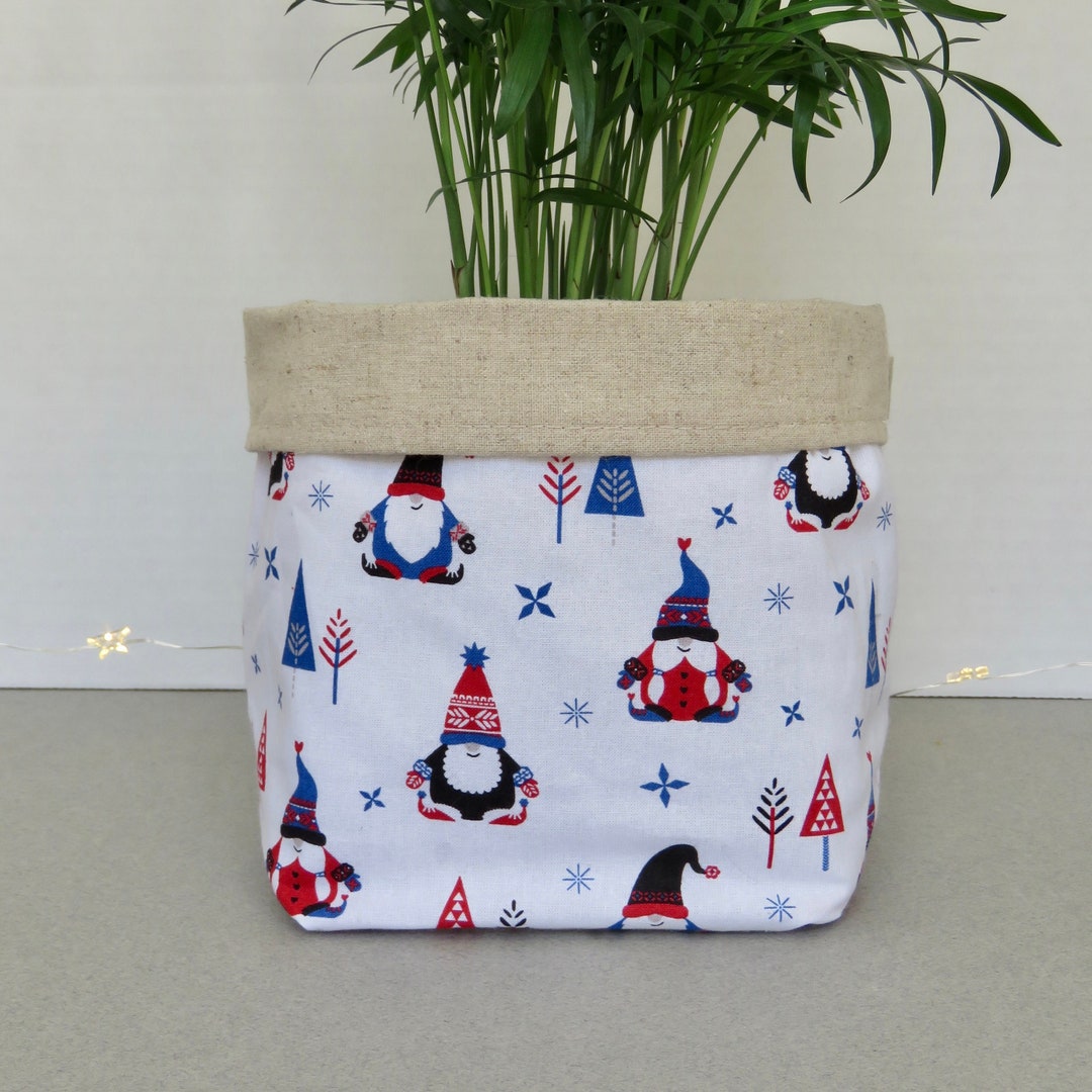 Gonk Christmas Plant Pot Cover, Gnome Christmas Planter, Gonk Gift for ...