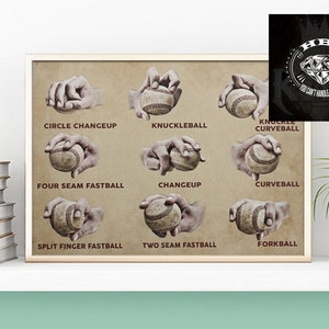 baseball pitching grips chart