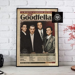 Goodfellas 1990 Movie Poster, Henry James Tommy Jimmy Mafia Gangster ...