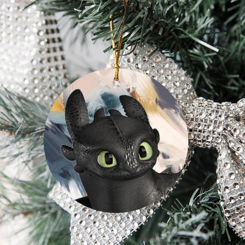 How to Train Your Dragon Plastic Ornament, Dragon Animated Movie ...