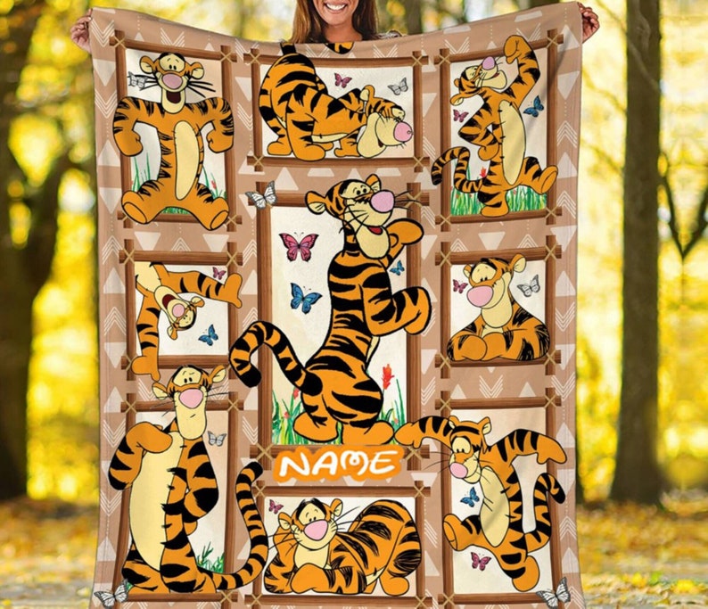 Custom Tigge.r Winnie Movie the Pooh Cute Cartoon Fleece - Etsy