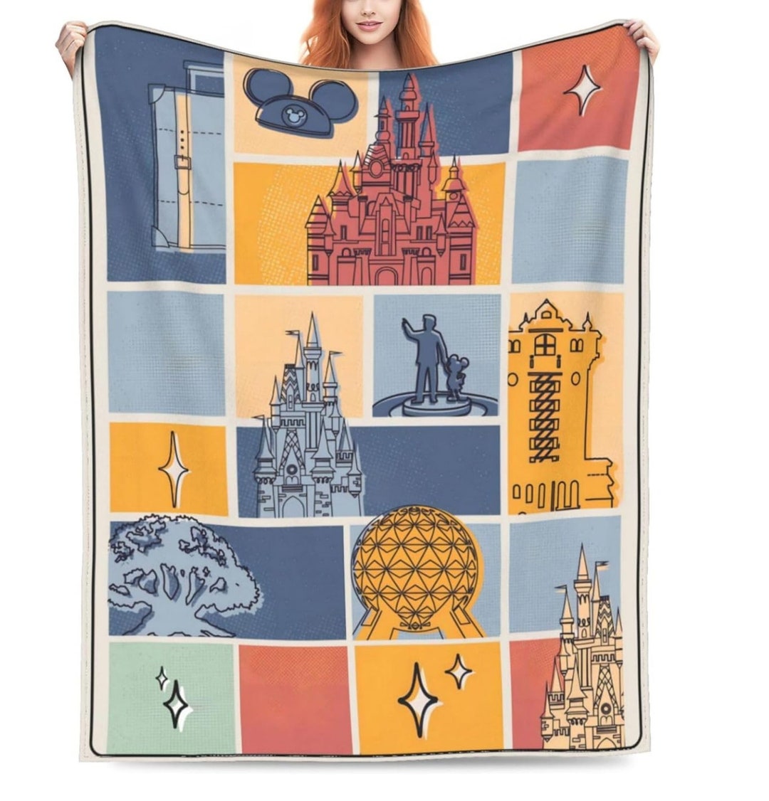 Magical Castle Blanket Magic Kingdom Fleece for Women Men Girls Boys ...