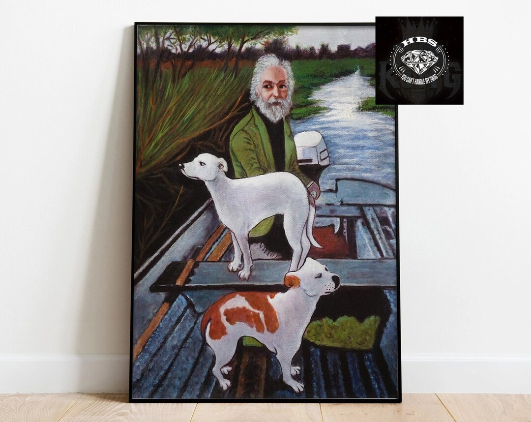 Goodfellas 90s Crime Drama Poster, Old Man and Two Dogs Painting Poster ...
