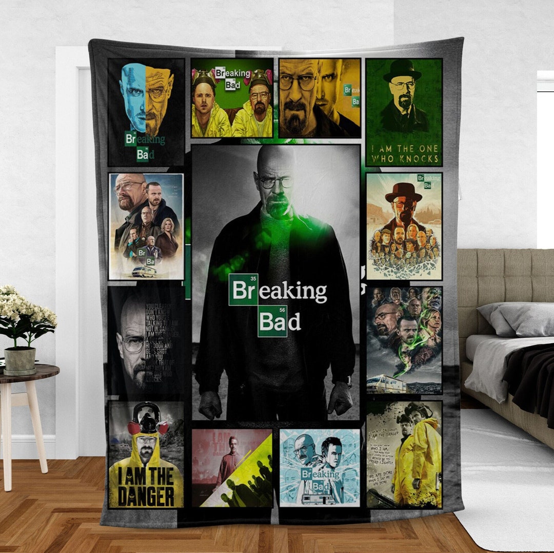 Breaking-bad Tv Series Fleece Blanket, Walter White, Jesse Pinkman ...