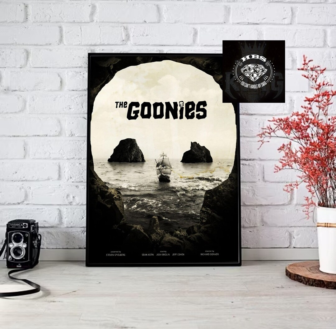 The Goonies 80s Poster, the Goonies Skull Retro Poster, the Goonies 1985 Adventure Comedy Film ...