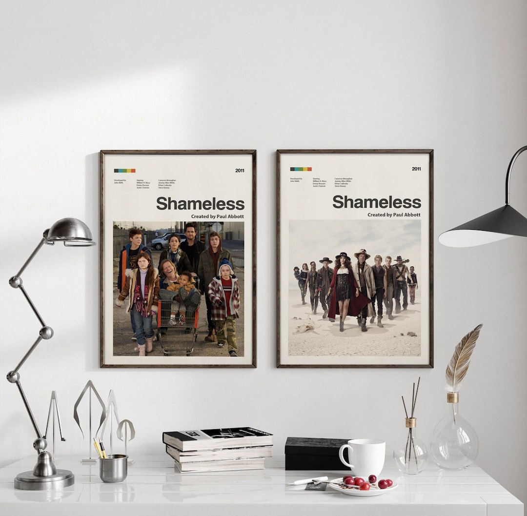 Custom Shameless Tv Series Minimalist Poster, Frank Gallagher ...