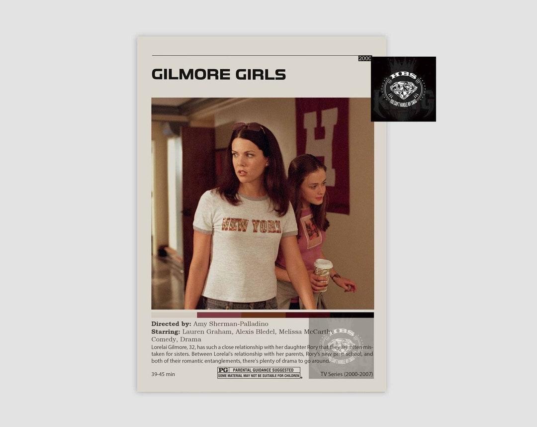 Gilmore Girls Tv Series Poster Multiple Style, Gilmore Girls Vintage ...
