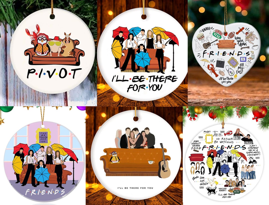 Friends TV Show Ornament, Friends Movie Christmas Plastic Ornament ...
