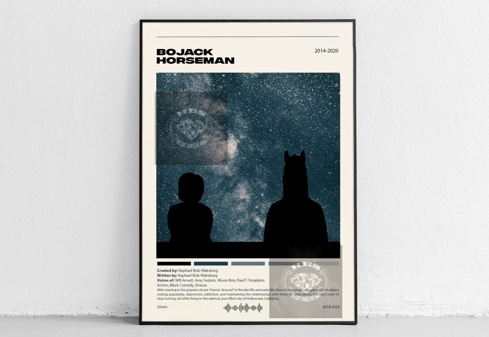 Bojack Movie Horseman Adult Animated Tv Series Minimalist Poster ...
