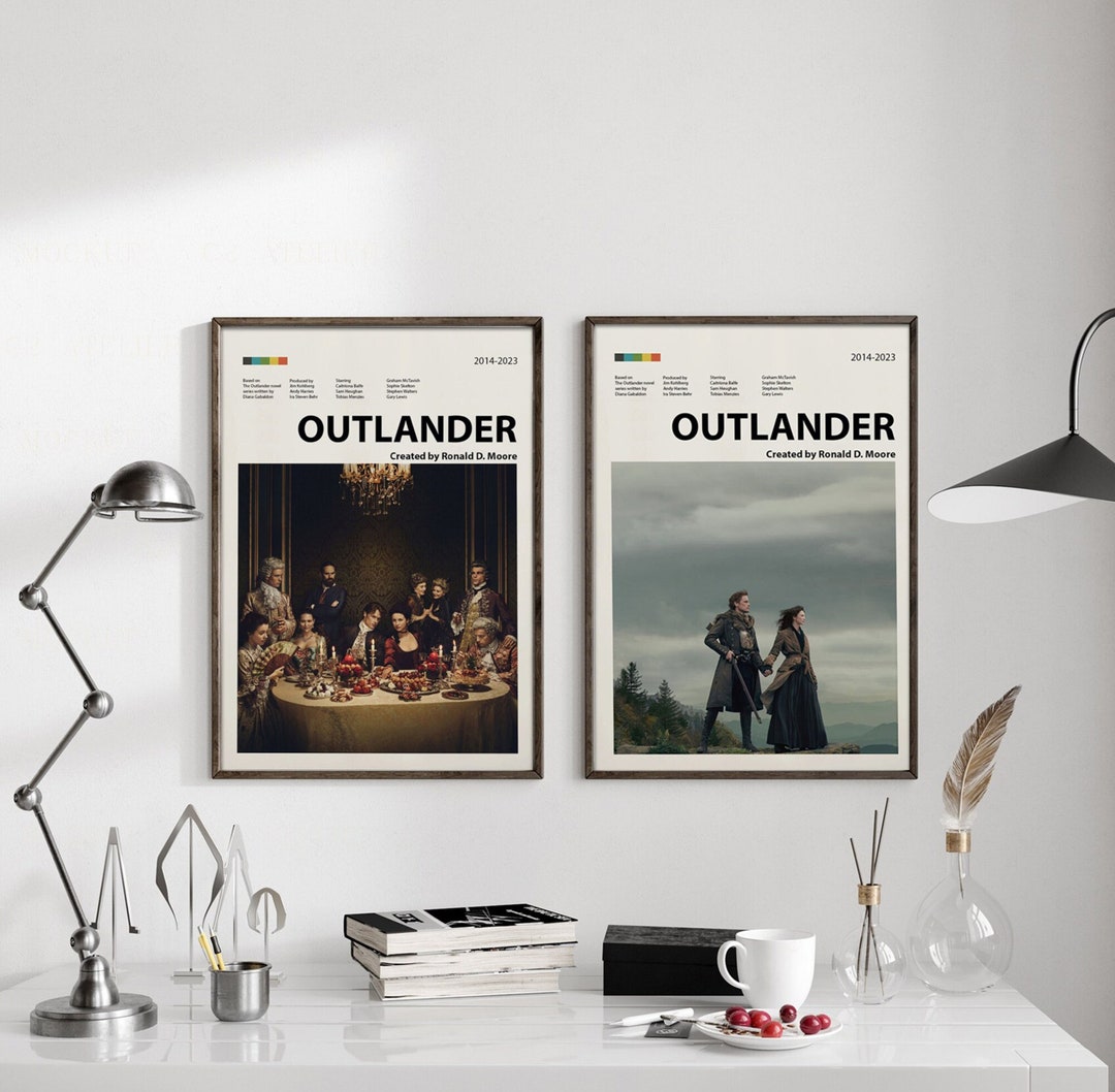 Custom Outlander Tv Series Vintage Poster, Jamie, Claire, Fraser's ...