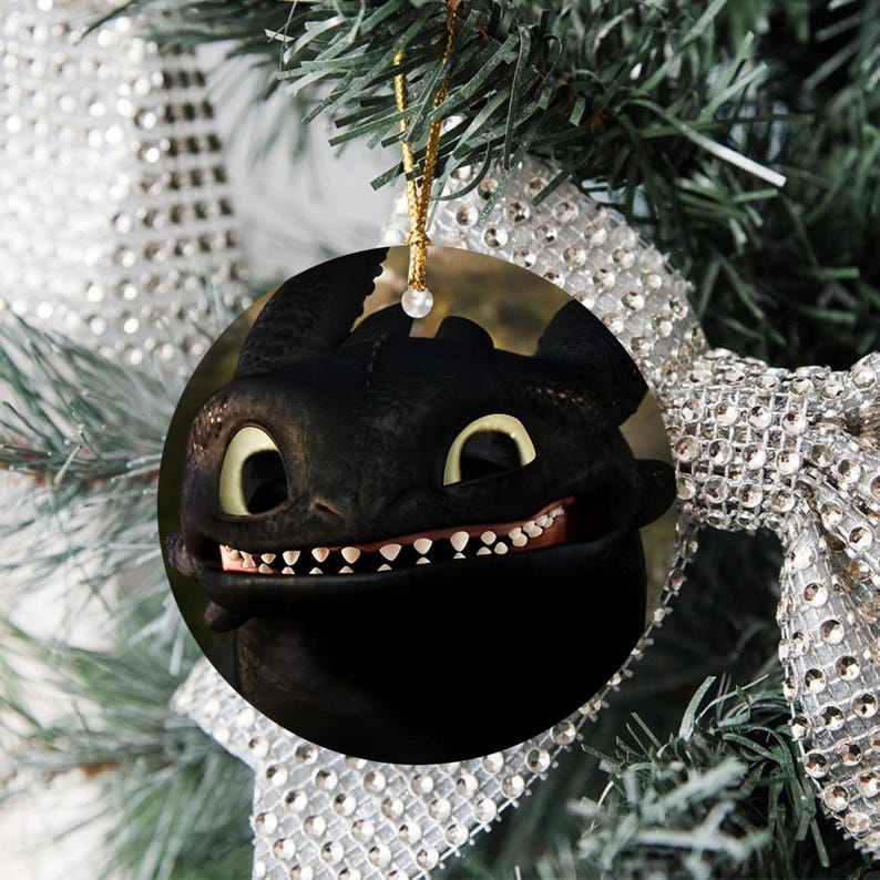 How to Train Your Dragon Plastic Ornament, Dragon Animated Movie ...