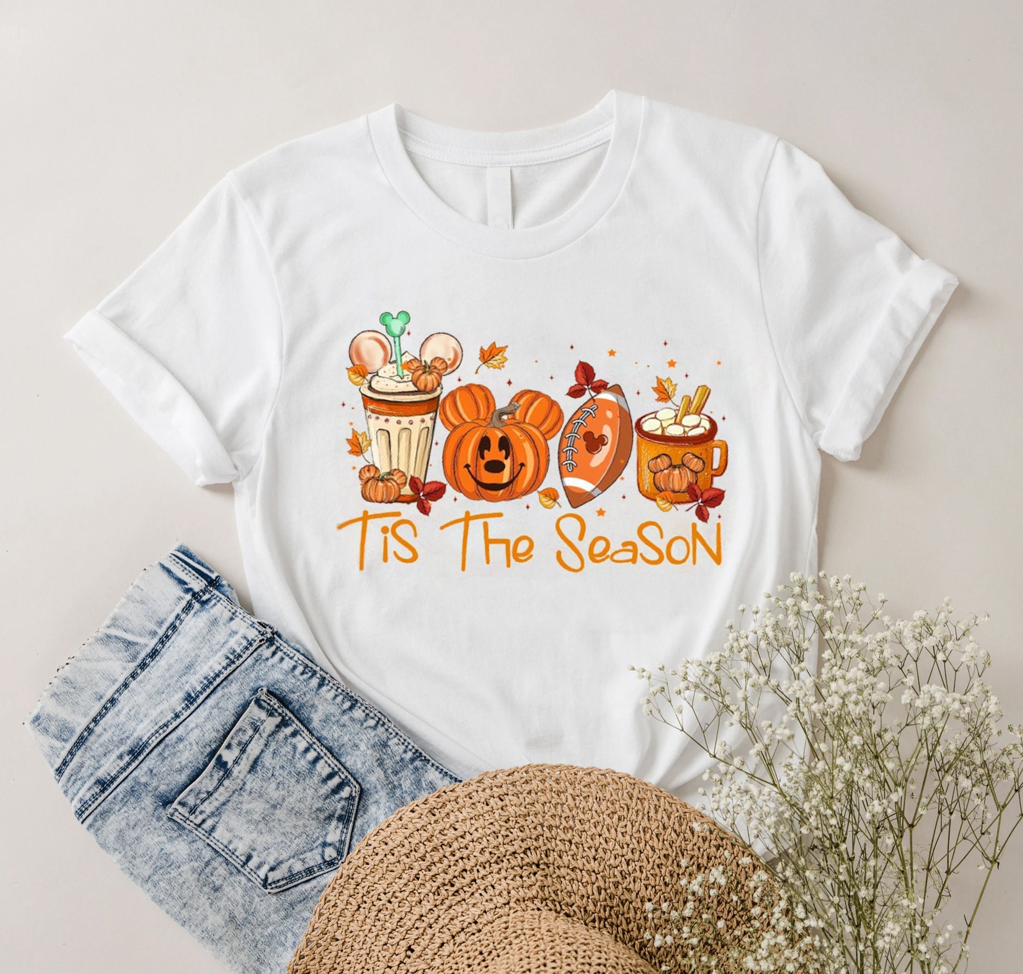 Disney Tis the Season Shirt, Disney Fall Season Shirts, Disney Pumpkin ...