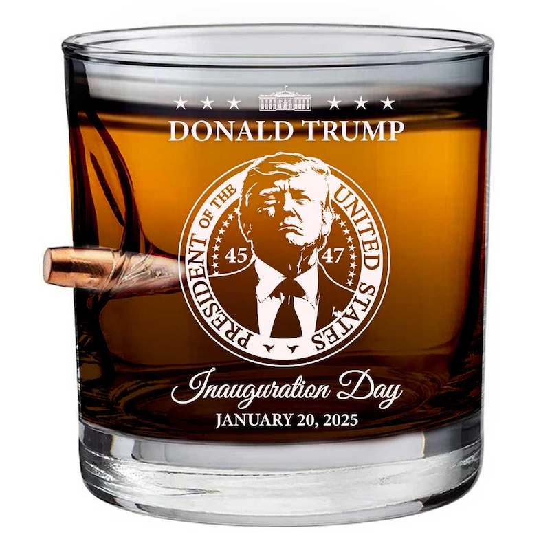 Trump Bulletproof Whiskey Glass - Etsy