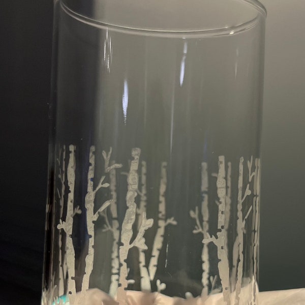 Etch Drinking Glass - Etsy