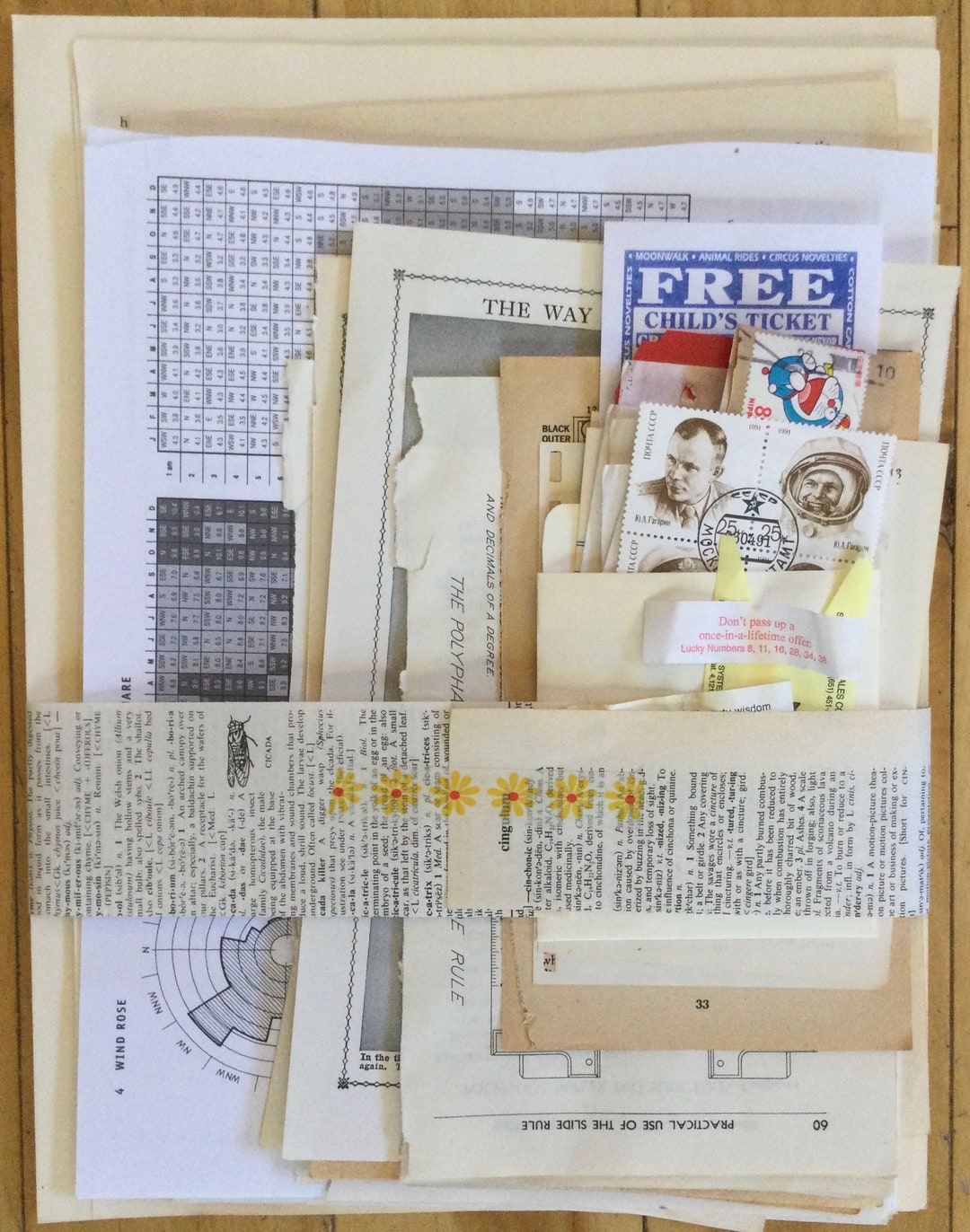 Vintage and Retro Book Pages and More - Etsy