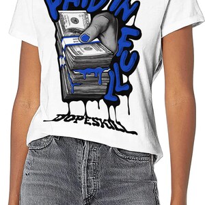 Paid in Full Unisex Shirt Match Hyper Royal 12s - Etsy